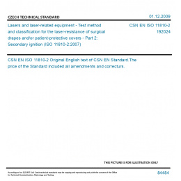 CSN EN ISO 11810-2 - Lasers and laser-related equipment - Test method ...