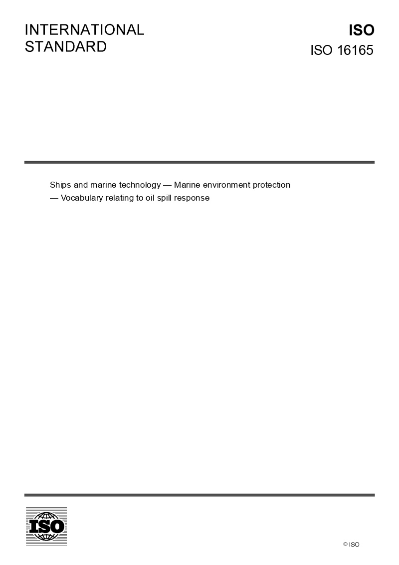 ISO 16165 - European Standards