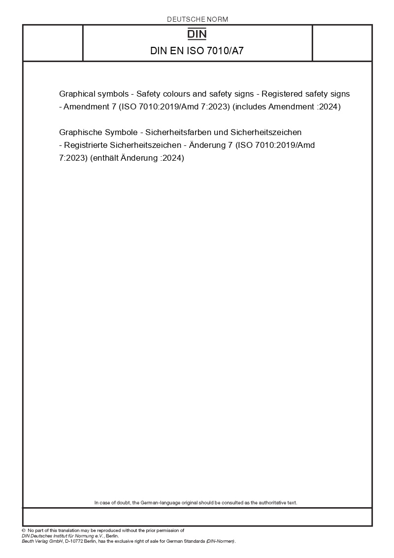DIN EN ISO 7010/A7