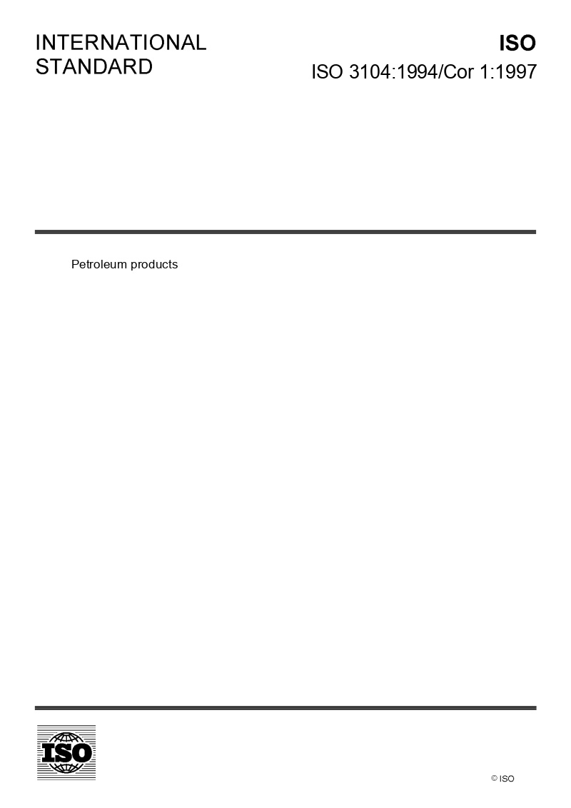 ISO 3104:1994/Cor 1:1997