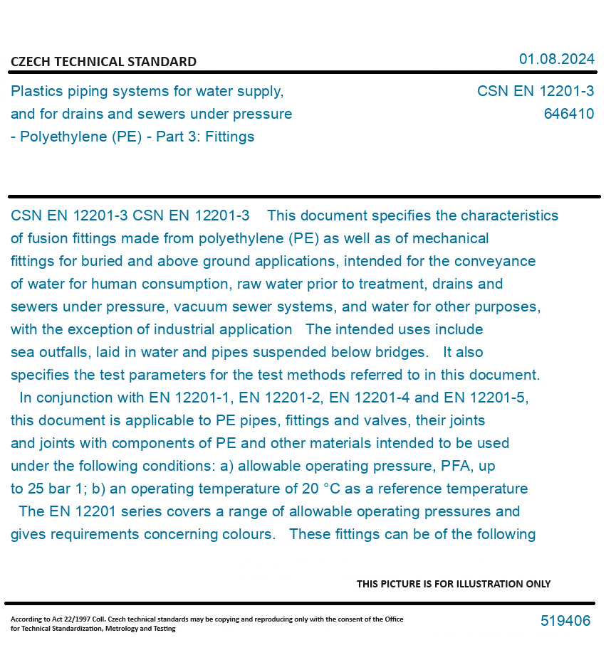 CSN EN 12201-3 - Plastics piping systems for water supply, and for ...