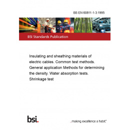 BS EN 60811-1-3:1995 Insulating and sheathing materials of electric ...