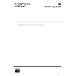 ISO/PAS 28004:2006