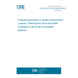 UNE EN ISO 3104:1996 ERRATUM Productos petrolíferos. Líquidos ...