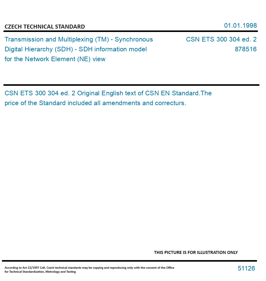 CSN ETS 300 304 ed. 2 - Transmission and Multiplexing (TM ...