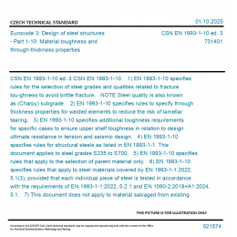 CSN EN 1993-1-10 ed. 3 - Eurocode 3: Design of steel structures - Part ...