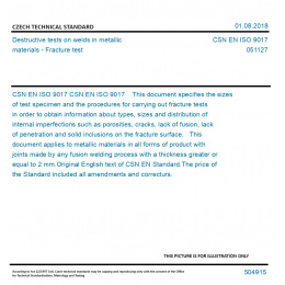 CSN EN ISO 9017 - Destructive tests on welds in metallic materials ...