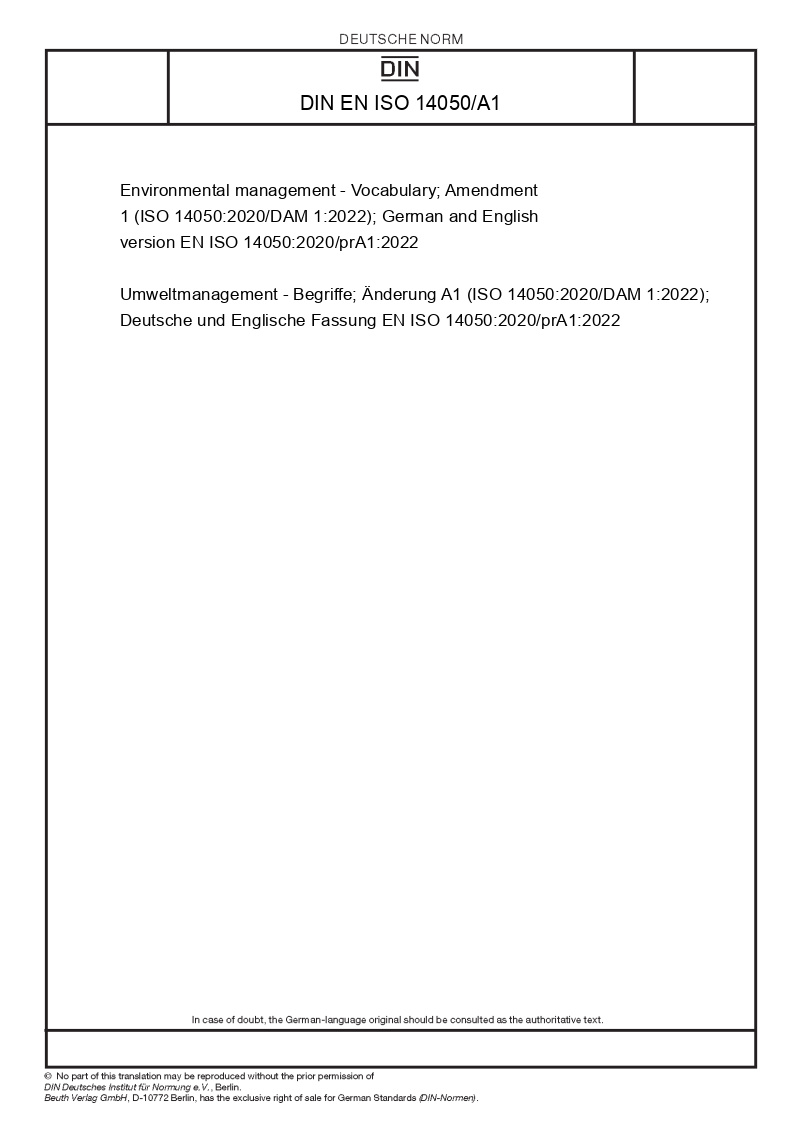 DIN EN ISO 14050/A1