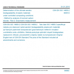 CSN EN ISO 14855-2 - Determination of the ultimate aerobic ...