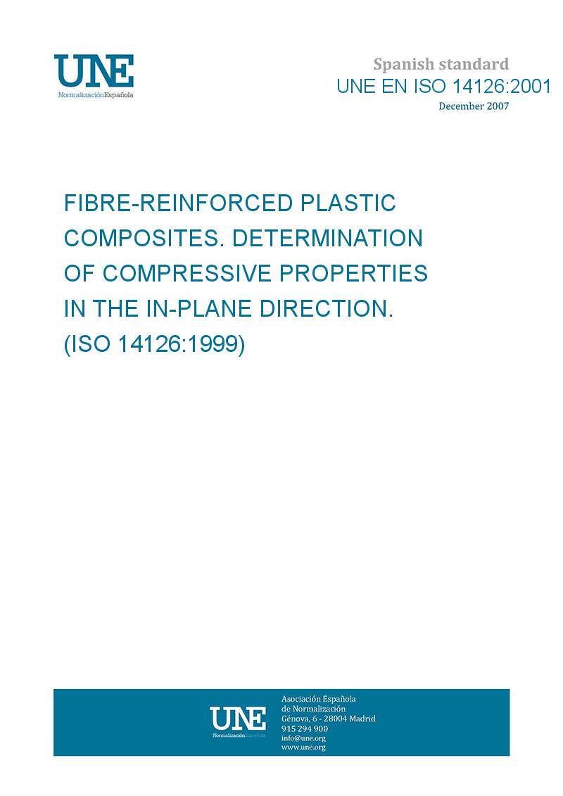 UNE EN ISO 14126:2001 Fibre-reinforced plastic composites ...