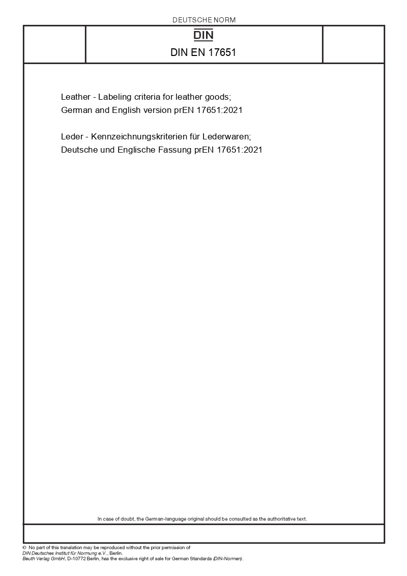 DIN EN 17651 - European Standards