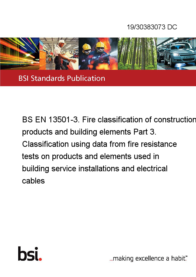 19/30383073 DC BS EN 13501-3. Fire classification of construction ...