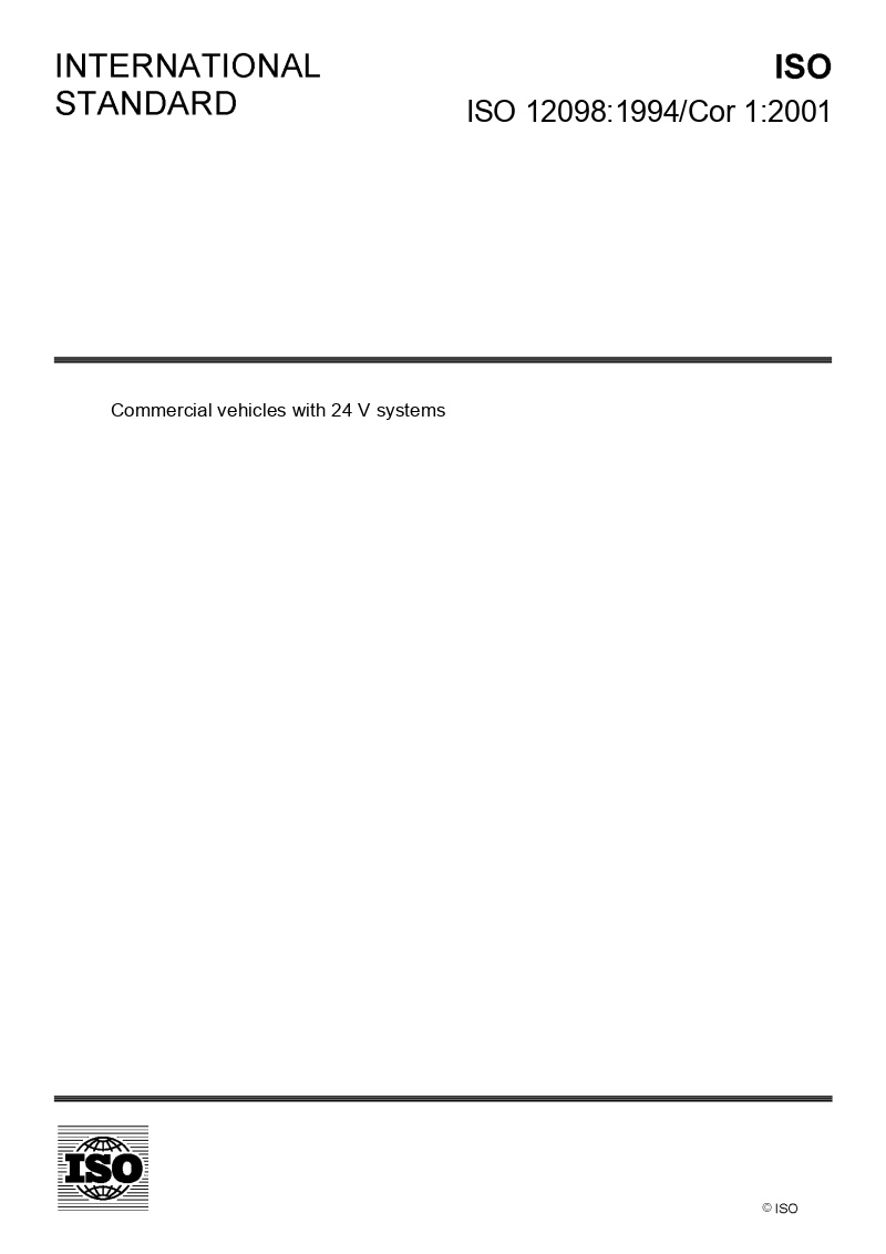 ISO 12098:1994/Cor 1:2001