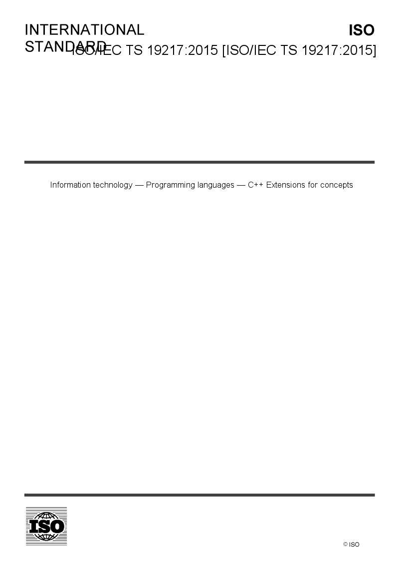 ISO/IEC TS 19217:2015