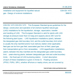 CSN EN 1473 - Installation and equipment for liquefied natural gas ...