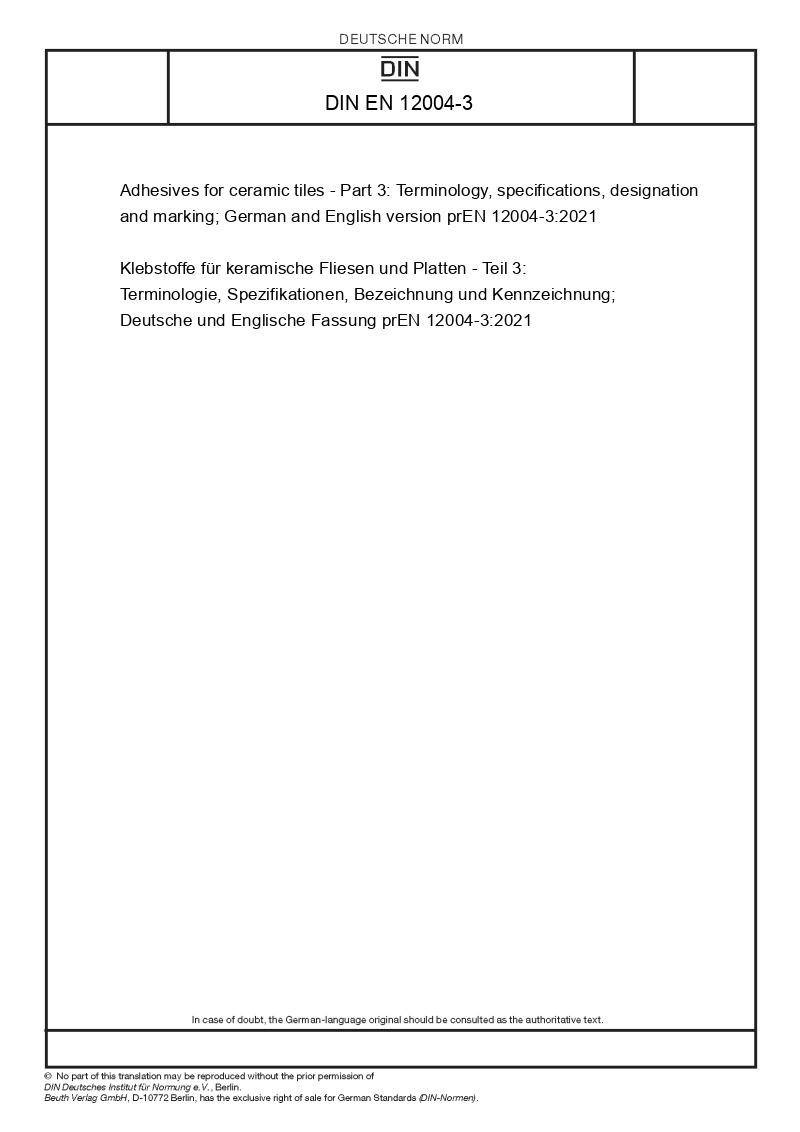 DIN EN 12004-3