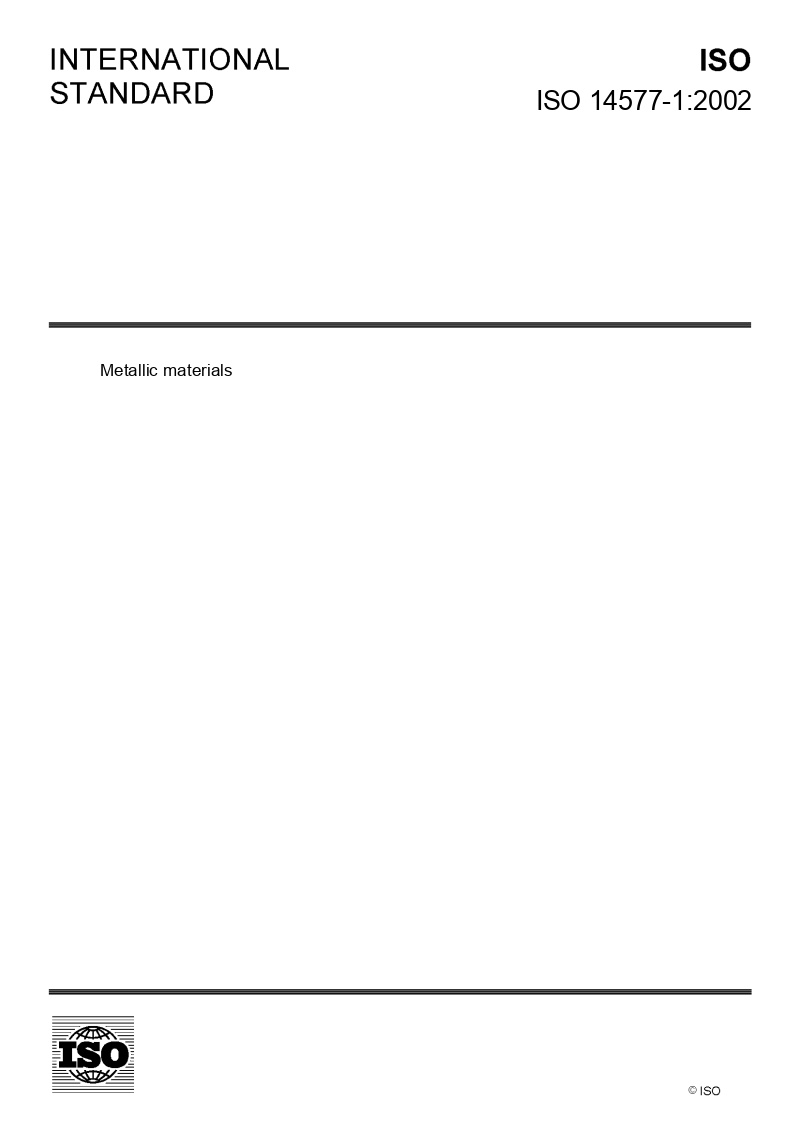 ISO 14577-1:2002