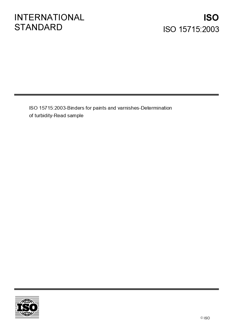 ISO 15715:2003