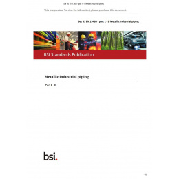 SET of Engineering standards EN 13480 for Metallic industrial piping all parts (all parts)