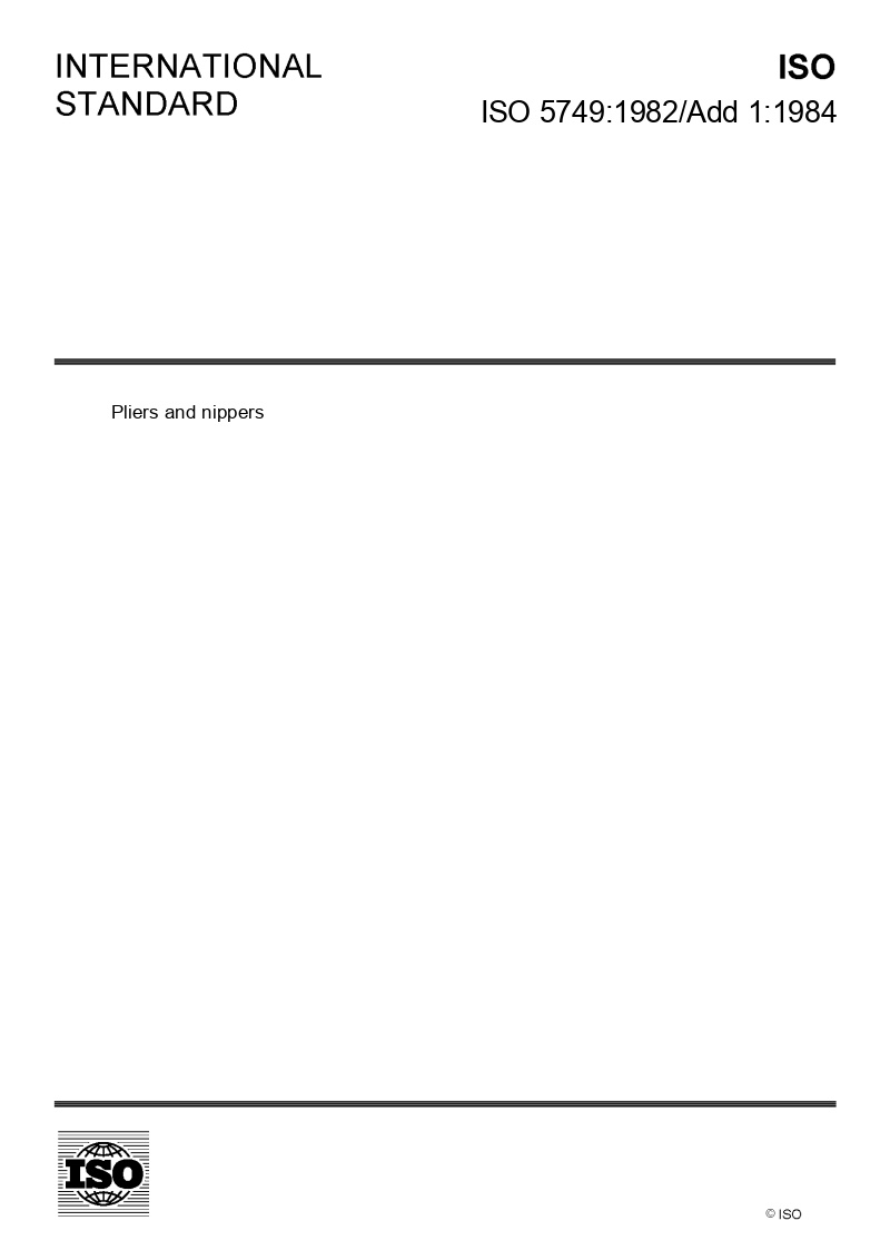 ISO 5749:1982/Add 1:1984