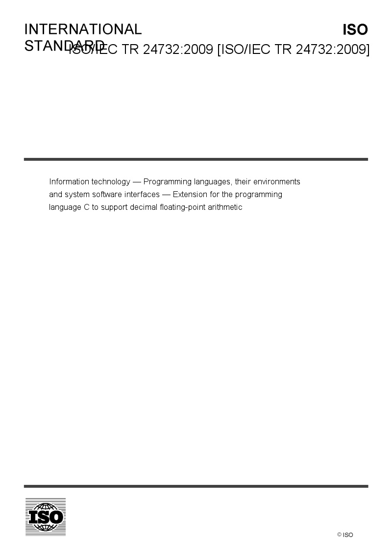 Iso Iec Tr 24732 2009