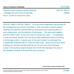 CSN EN 14654-4 - Drain and sewer systems outside buildings - Management ...