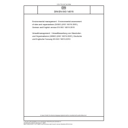 DIN EN ISO 14015 - European Standards