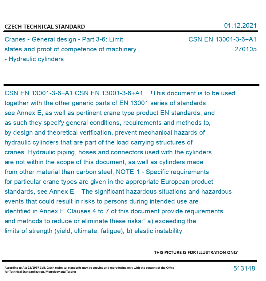 CSN EN 13001-3-6+A1 - Cranes - General design - Part 3-6: Limit states ...