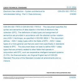 CSN EN ISO 17573-3 - Electronic fee collection - System architecture ...
