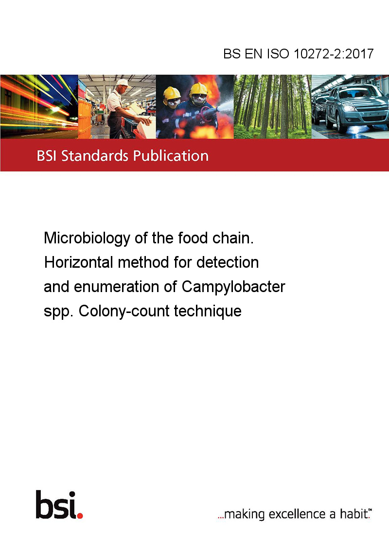 BS EN ISO 10272-2:2017 Microbiology of the food chain. Horizontal method for detection and ...