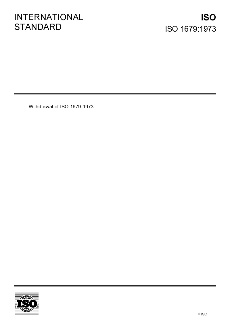 ISO 1679:1973