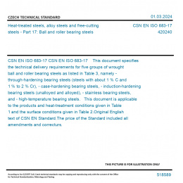 CSN EN ISO 683-17 - Heat-treated steels, alloy steels and free-cutting ...