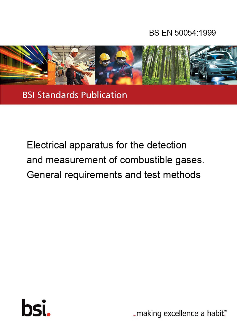 BS EN 50054:1999 Electrical apparatus for the detection and measurement ...