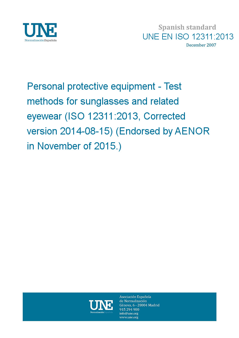 UNE EN ISO 12311:2013 Personal protective equipment - Test methods for ...