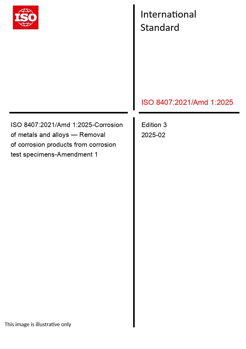 ISO 8407:2021/Amd 1:2025