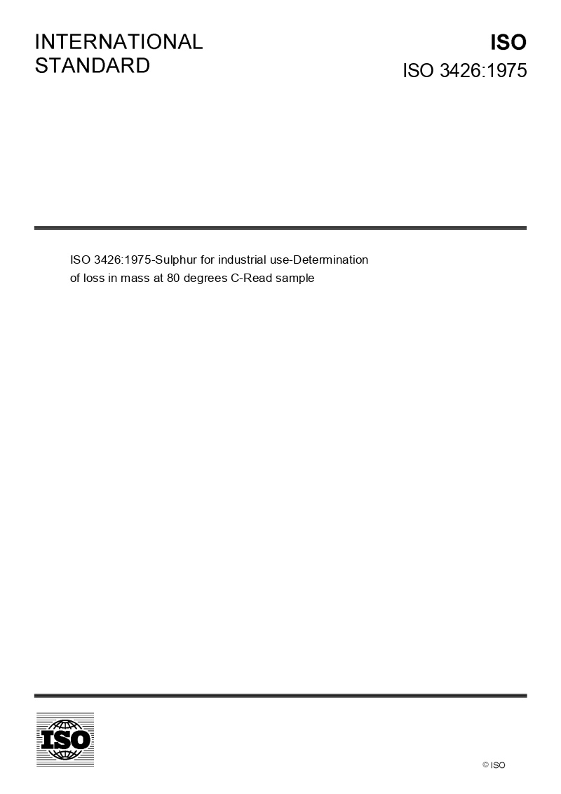 ISO 3426:1975