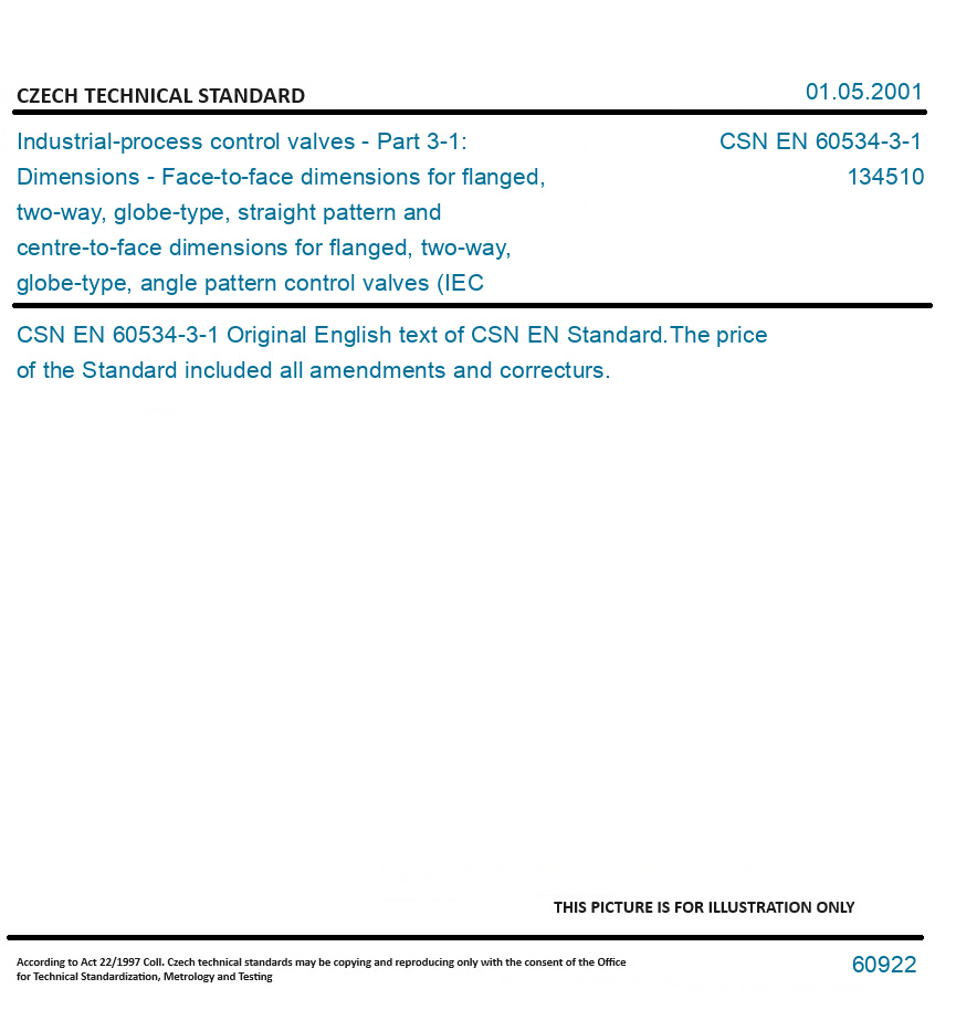 CSN EN 60534-3-1 - Industrial-process control valves - Part 3-1 ...