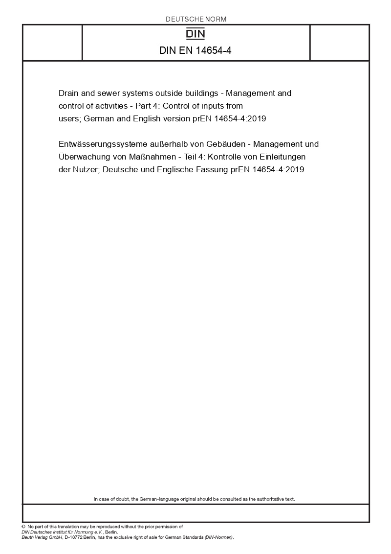 DIN EN 14654-4