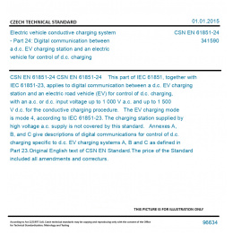 CSN EN 61851-24 - Electric vehicle conductive charging system - Part 24: Digital communication ...