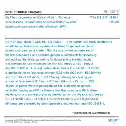 CSN EN ISO 16890-1 - Air filters for general ventilation - Part 1 ...