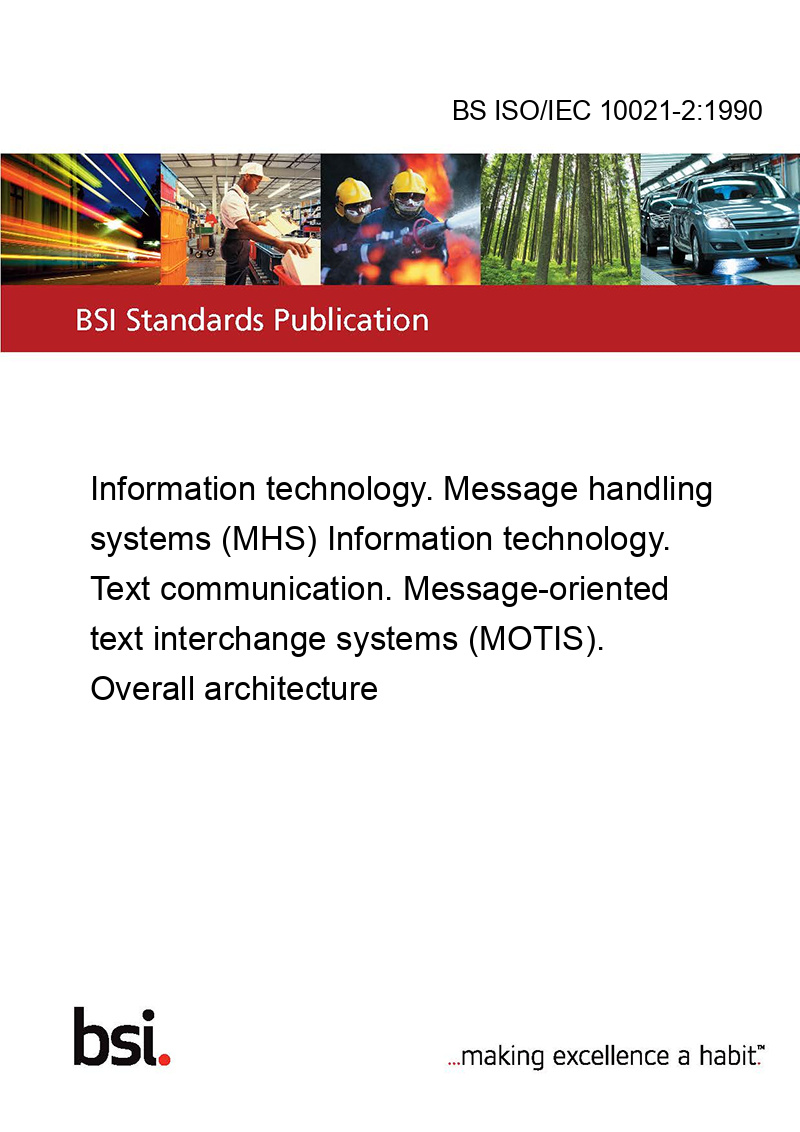 BS ISO/IEC 10021-2:1990 Information technology. Message handling ...