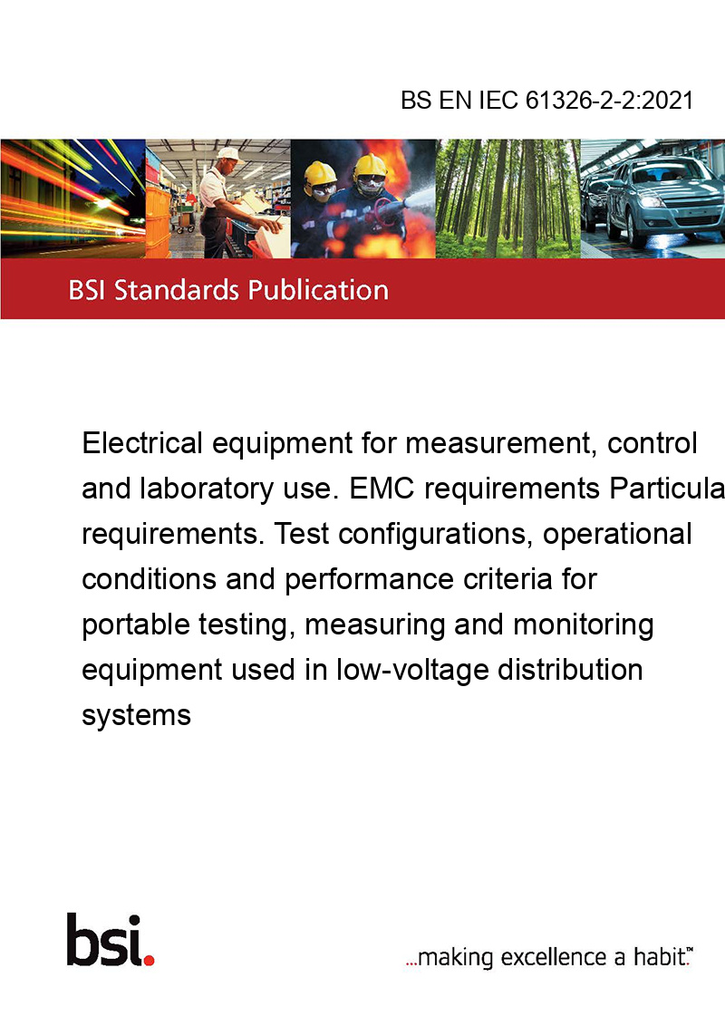 BS EN IEC 61326-2-2:2021 Electrical equipment for measurement, control ...
