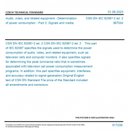 CSN EN IEC 62087-2 ed. 2 - Audio, video, and related equipment ...
