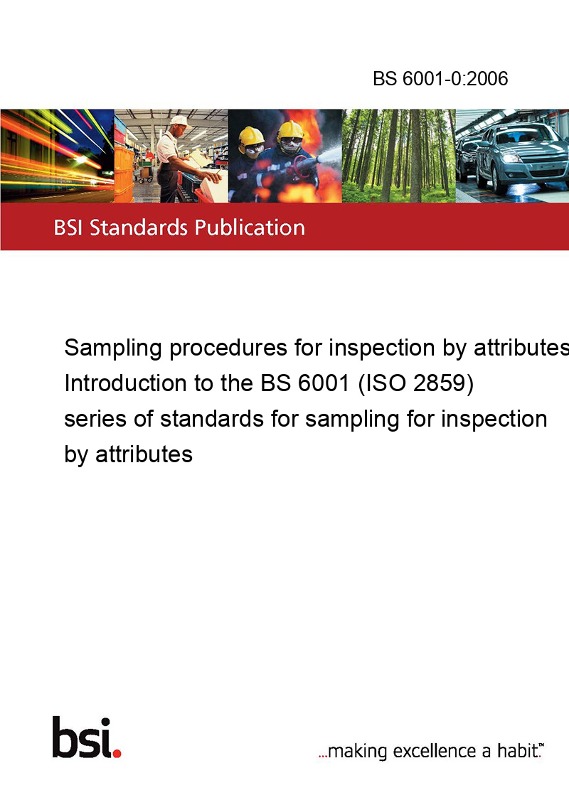 BS 6001-0:2006 Sampling procedures for inspection by attributes ...
