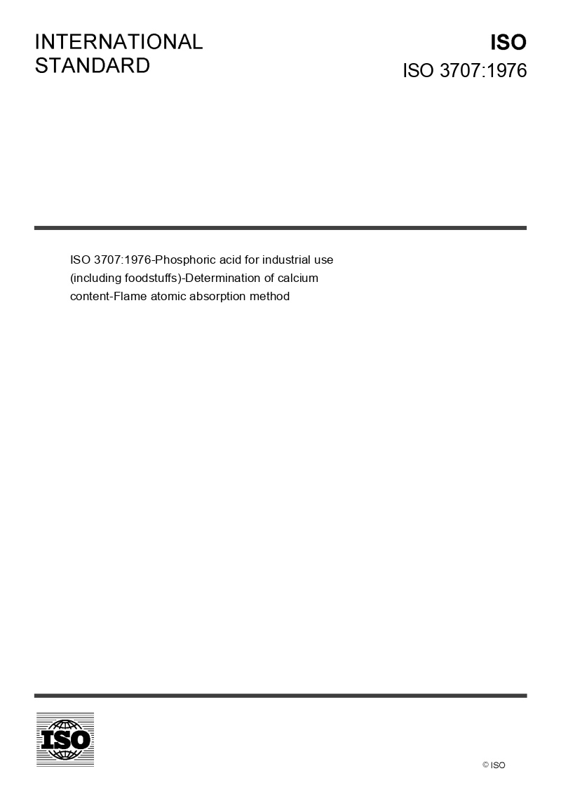 ISO 3707:1976