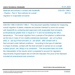 CSN EN 1186-3 - Materials and articles in contact with foodstuffs ...