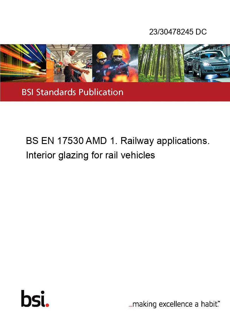 23/30478245 DC BS EN 17530 AMD 1. Railway applications. Interior ...