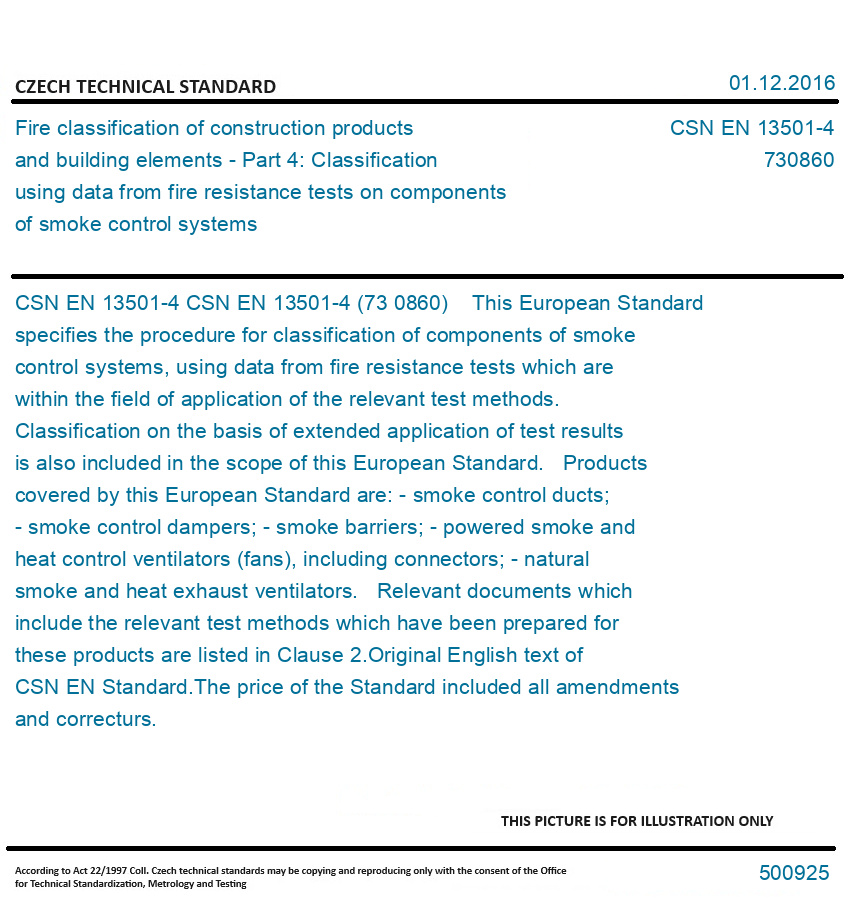 CSN EN 13501-4 - Fire classification of construction products and ...