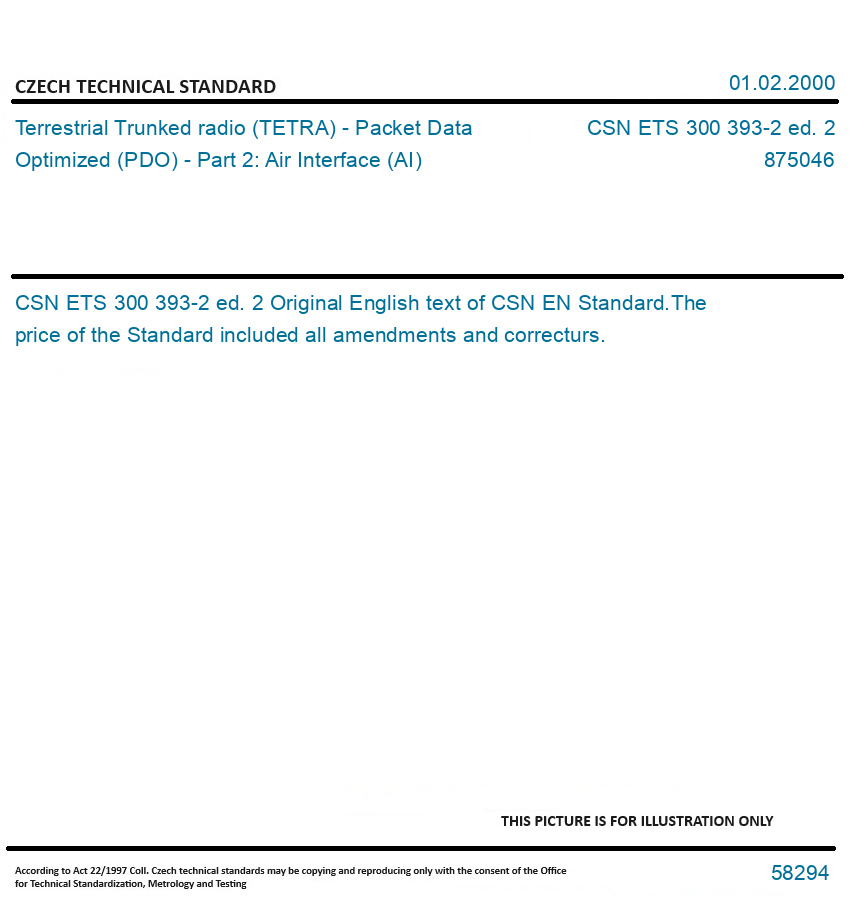 CSN ETS 300 393-2 ed. 2 - Terrestrial Trunked radio (TETRA) - Packet ...