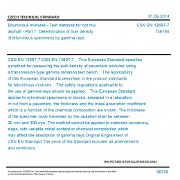 CSN EN 12697-7 - Bituminous mixtures - Test methods for hot mix asphalt ...